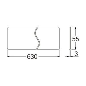 SANEI(三栄水栓) H54130-1 かさ上げ台安全プレート 洗濯機用 : h54130-1 : AQプラネット - 通販 - Yahoo!ショッピング