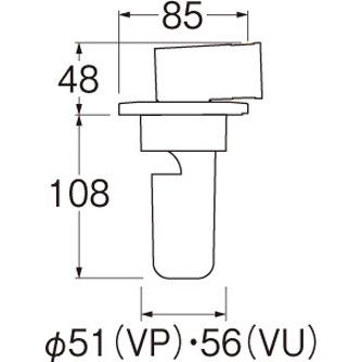 SANEI(三栄水栓) H5503-50 洗濯機排水トラップ 洗濯機用 : AQプラネット - 通販 - Yahoo!ショッピング