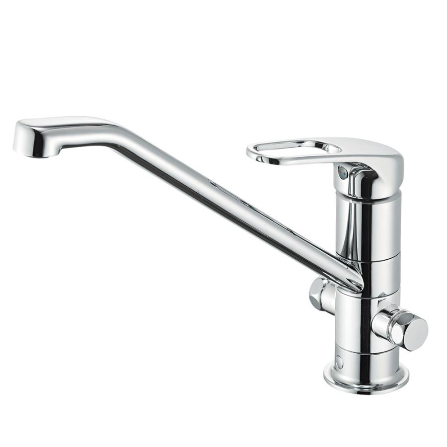 SANEI（水栓金具） 三栄水栓(SANEI) K87112ETJV-13 シングルワンホール分岐混合栓 キッチン用 : AQプラネット - 通販 - Yahoo!ショッピング