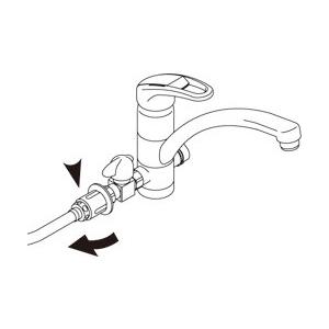 SANEI（水栓金具） 三栄水栓(SANEI) PT17-7F 浄水器分岐アダプター : AQプラネット - 通販 - Yahoo!ショッピング