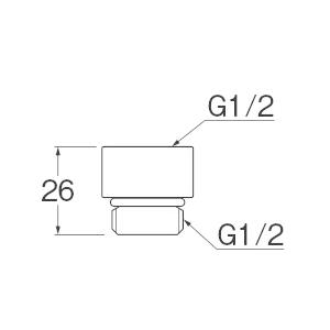 SANEI（水栓金具） SANEI(三栄水栓) PT250-13 シャワーヘッドアダプター バスルーム用 LIXIL（INAX）社製シャワーホース用 : AQプラネット - 通販 ...