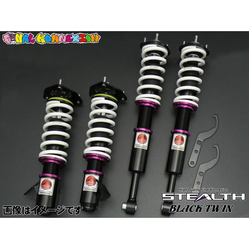 FINALKonnexion ステージア WGC34 2WD NISSAN 車高調 STEALTH BLACK TWIN ステルスブラックツイン ファイナルコネクション ...