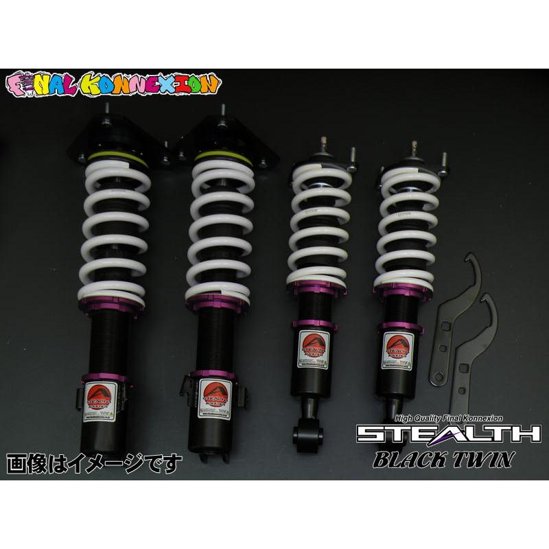 レガシィ BH5 BPE SUBARU 車高調 STEALTH BLACK TWIN ステルスブラックツイン FINALKonnexion ファイナルコネクション : fk-sus085p ...
