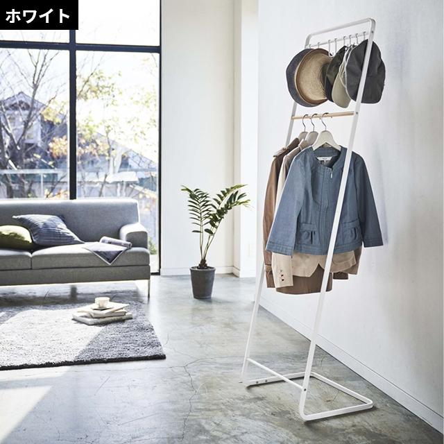 山崎実業 タワー ハンガーラック 帽子収納フック付き コートハンガー 6129 6130 コートハンガー コート掛け 帽子掛け コートラック 衣類掛け 壁 : 51004461 : セレクト ...