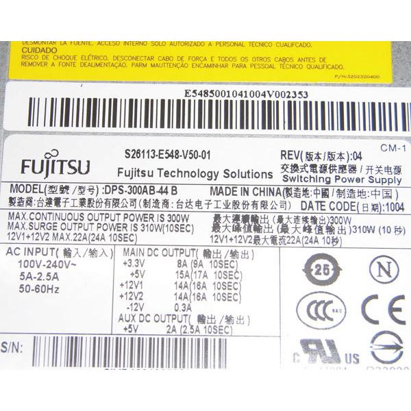 富士通（FUJITSU） CELSIUS W380 電源ユニット DPS-300AB-44 B(S26113-E548-V50-01 ...