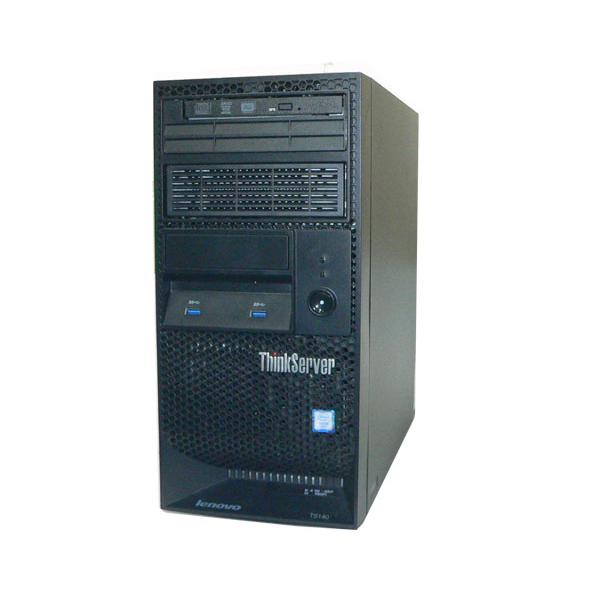 Lenovo ThinkServer TS140 (70A0-A03HJP) Xeon E3-1246 V3 3.5GHz メモリ 16GB HDD 1TB×2(SATA) DVDマルチ ...