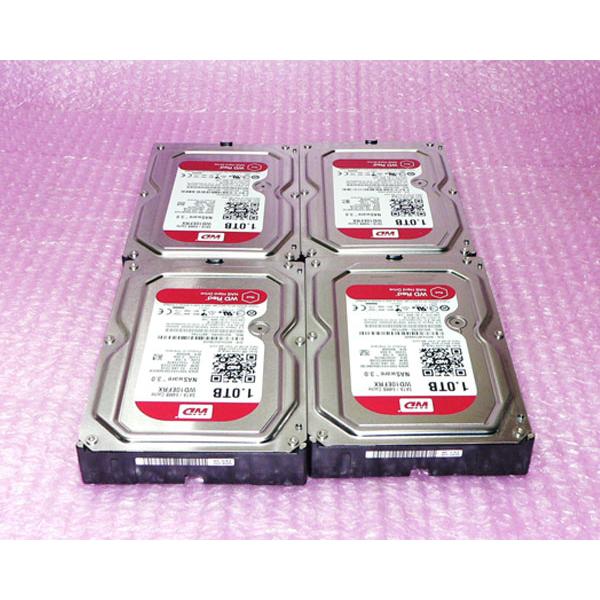 WD Red 【4本セット】Western Digital WD10EFRX SATA 1TB 3.5インチ 中古ハードディスク : アクア ...