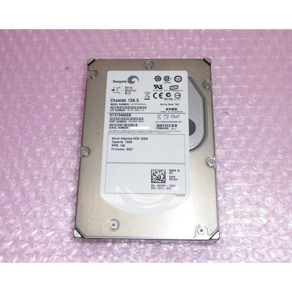 DELL 0GY581 (Seagate ST373455SS) SAS 73GB 15K 3.5インチ 中古ハードディスク : アクアライト ...