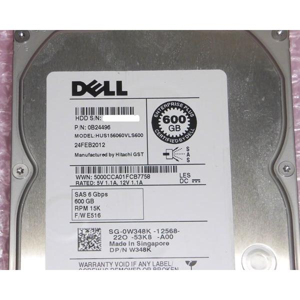 DELL 0W348K SAS 600GB 15K 3.5インチ 中古ハードディスク : アクアライト - 通販 - Yahoo!ショッピング