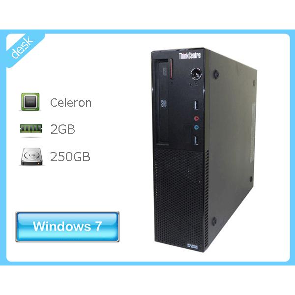 ThinkCentre Windows7 Lenovo A70 Small 7844-Q5J Celeron 450 2.2GHz メモリ ...