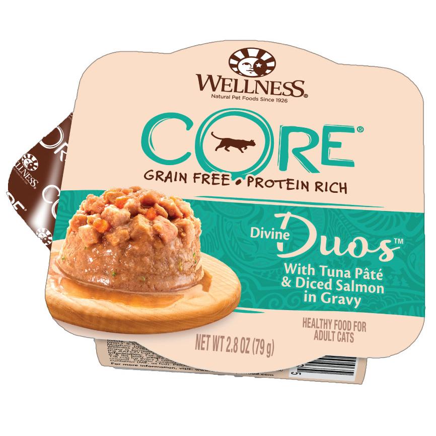 ウェルネス コア ディバインデュオ ツナパテ＆角切りサーモン 79g : アクアベースショップ - 通販 - Yahoo!ショッピング