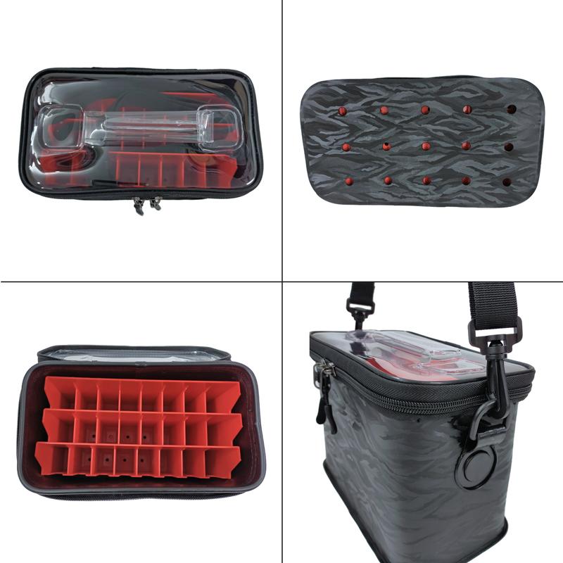 エギ スッテ収納専用 釣り ストッカーBAG ST KP-504 インナーケース3個付 収納数24本 W22.5×D13×H15cm WAVE GEAR : ライフジャケット釣具アクアビーチ ...