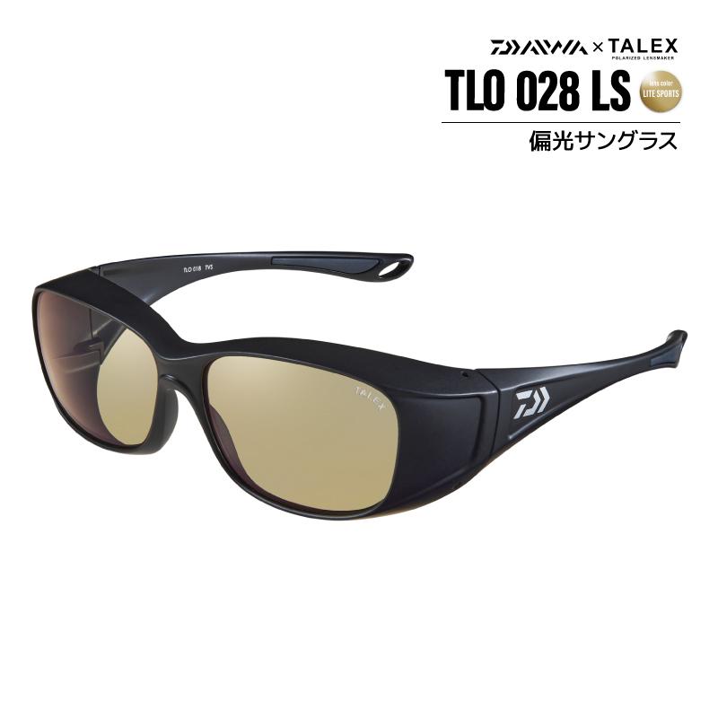 DAIWA（釣り） ダイワ 偏光サングラス 釣り オーバーグラス TLO 028 フレームマットブラック レンズ ライトスポーツ 布袋 メガネ拭き + レンズクリーナー付 DAIWA タ ...
