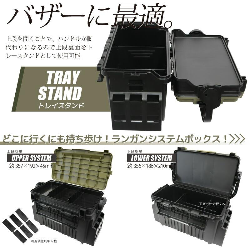 メイホウ（MEIHO） ランガンシステムボックス 釣り VS-7070N グリーン