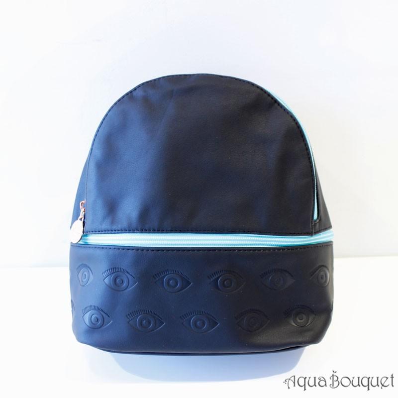 KENZO ケンゾー ワールド バックパック（リュック） WORLD BACKPACK BLACK BLUE [ノベルティ] 化粧ポーチ ...