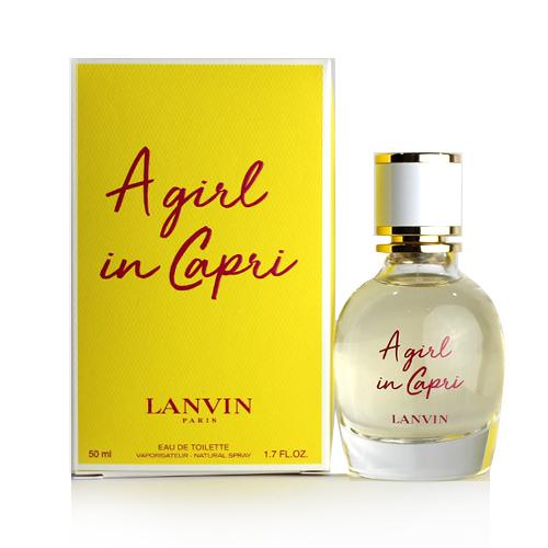 LANVIN ランバン ア ガール イン カプリ オードトワレ 50ml 香水 レディース A GIRL IN CAPRI EDT [bid ...
