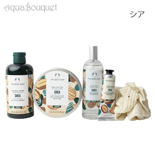 THE BODY SHOP ザ ボディショップ ナッティ ＆ ナリッシング シア ビッグ ギフト 5点セットTHE NUTTY NOURISHING SHEA B [t2p] : アクアブーケ ...