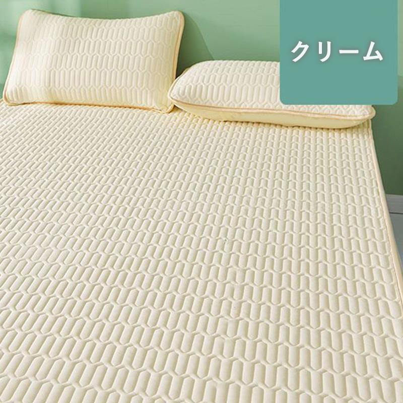 接触冷感 敷きパッド ひんやり クール敷きパッド ベッドパッド セミシングル セミダブル ワイドダブル キング 冷感マット : AquaDoor - 通販 - Yahoo!ショッピング