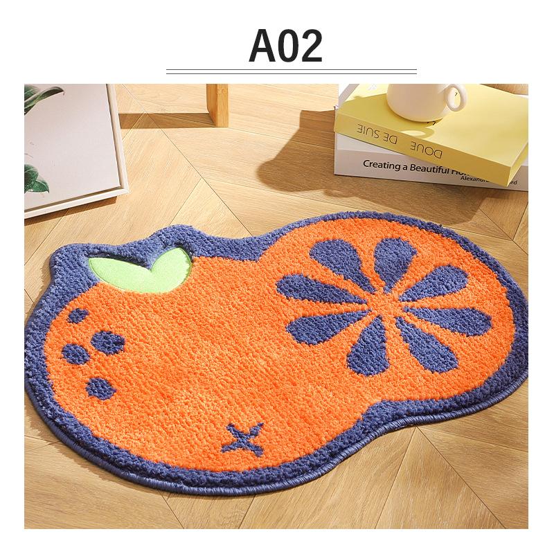 玄関マット 48x60cm 屋内 ドアマット バスマット 吸水 洗える 滑り止め 水洗いOK 玄関 エントランス 屋内用 家庭用 シンプル ウェルカムマット おしゃれ 可愛い ...