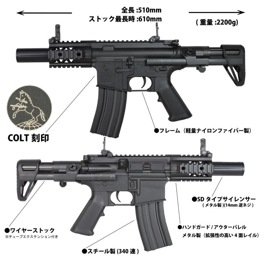 【限定特価】S&T M4 FF3.5 SD PDW チャレンジャーライン G3電動ガン BK（COLT 刻印） : ガンモール大阪 - 通販 - Yahoo!ショッピング