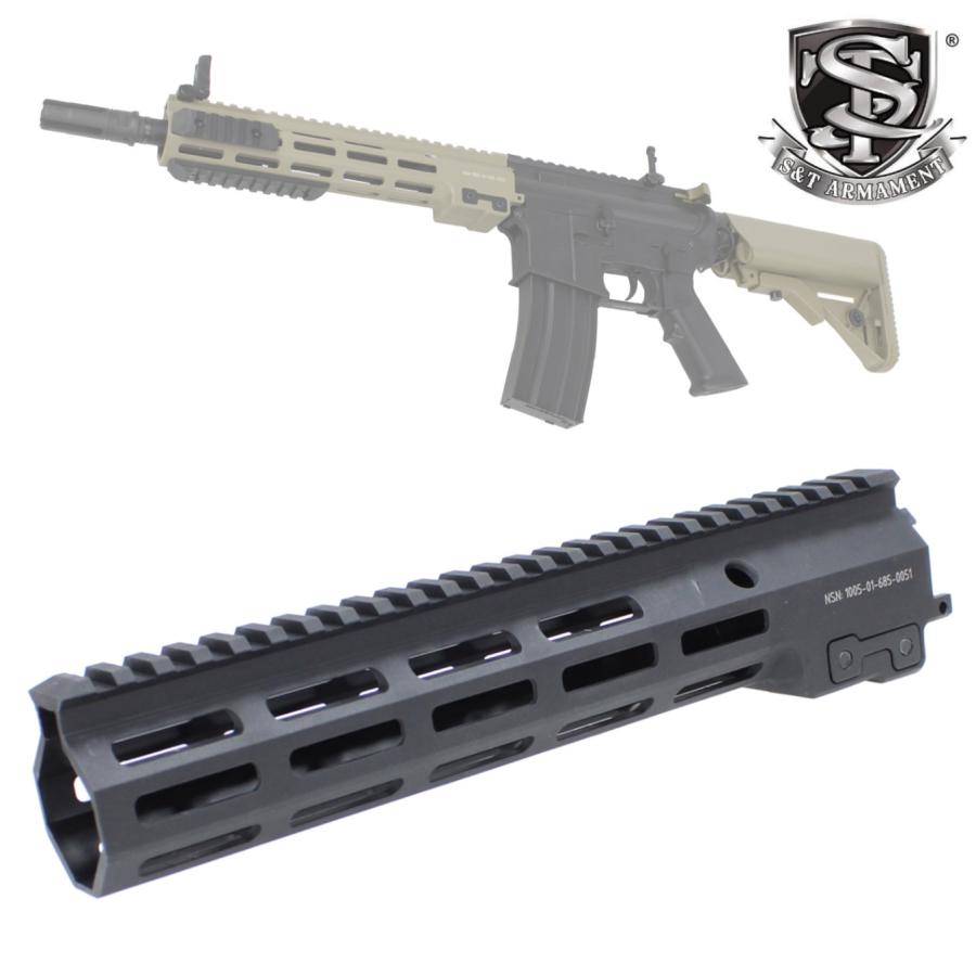 S&T GEISSELE SMR MK16 タイプ 10.5" ナイロン製 ハンドガード BK （無刻印） : ガンモール大阪 - 通販 - Yahoo!ショッピング