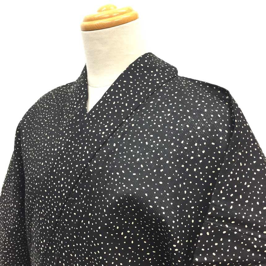 京やT087 男物 浴衣 綿×麻のゆかた メンズ本格浴衣 本物志向の男性へ 源氏物語 光源氏 身長173〜179cmくらいの方に コットン×リネン : ブランド&着物館アクアン京や - 通販 ...