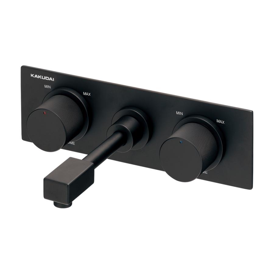 カクダイ（KAKUDAI） 129-100A-MD 壁ユニット混合栓（マットブラック） OPUS（オーパス） : アクアshop - 通販 - Yahoo!ショッピング