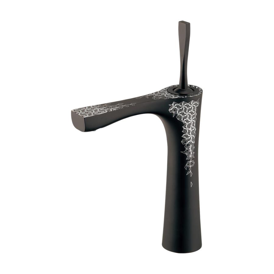 カクダイ 183-363-S カクダイ シングルレバー混合栓（ミドル・麻葉） 凛（りん） : アクアshop - 通販 - Yahoo!ショッピング