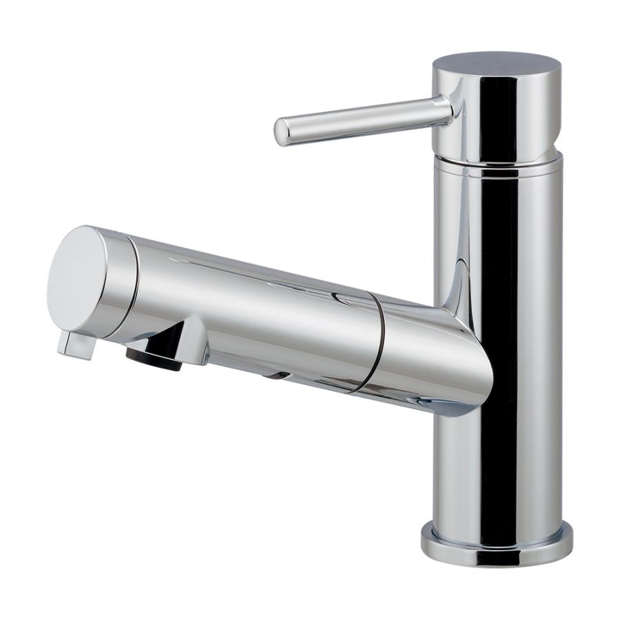 カクダイ 184-030AK-CH カクダイ シングルレバー引出し混合栓 寒冷地仕様 SYATORA（シャトラ） : アクアshop - 通販 - Yahoo!ショッピング