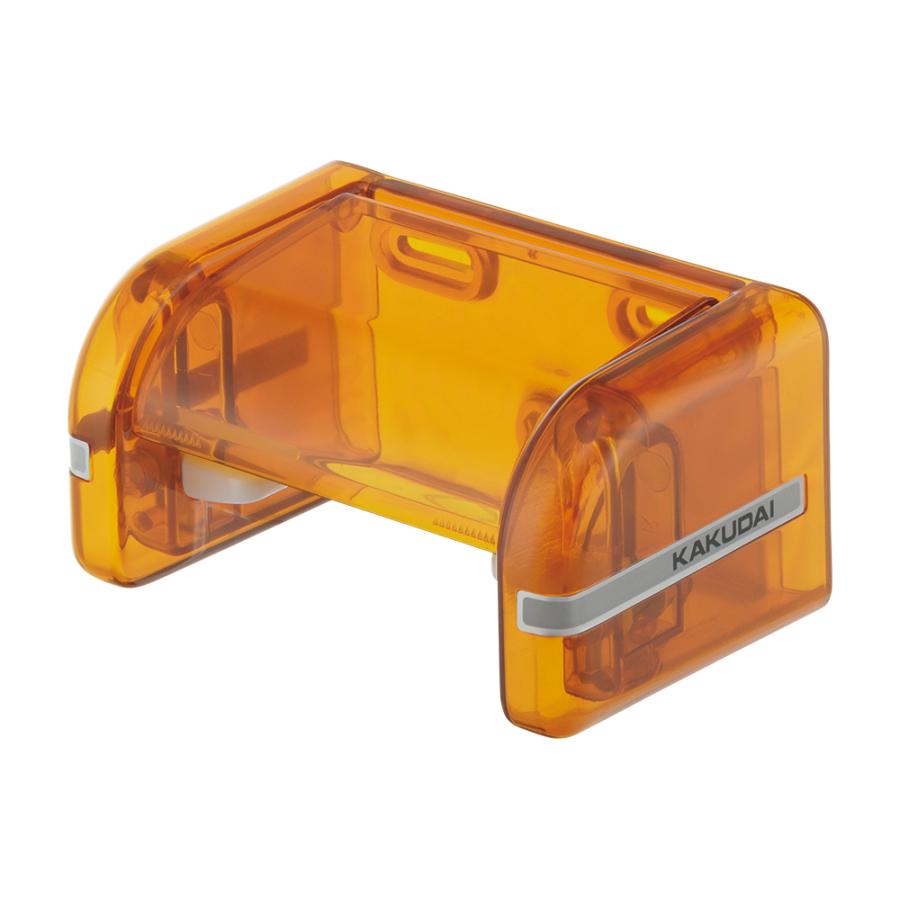 カクダイ 201-101-YR カクダイ 昭和な透明ペーパーホルダー（オレンジ） : アクアshop - 通販 - Yahoo!ショッピング