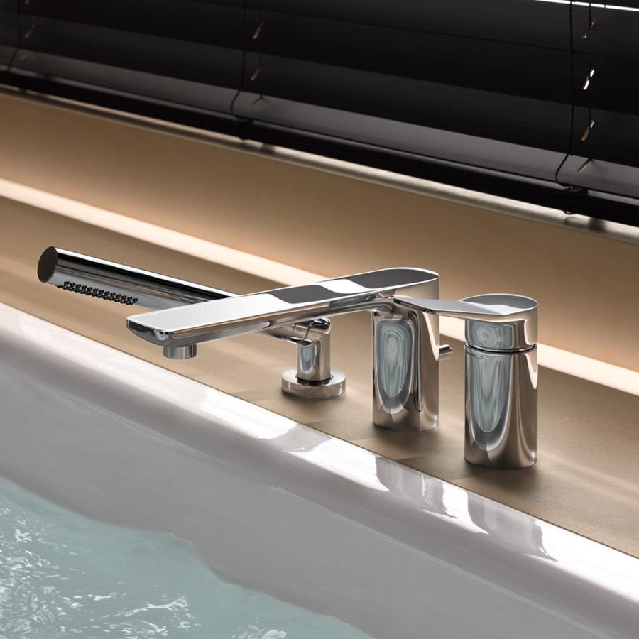 Reliance 27412845-00 リラインス デッキ型シングルレバーバスシャワーセット(1/2”)(切替弁付) ドンブラハ リセ ...