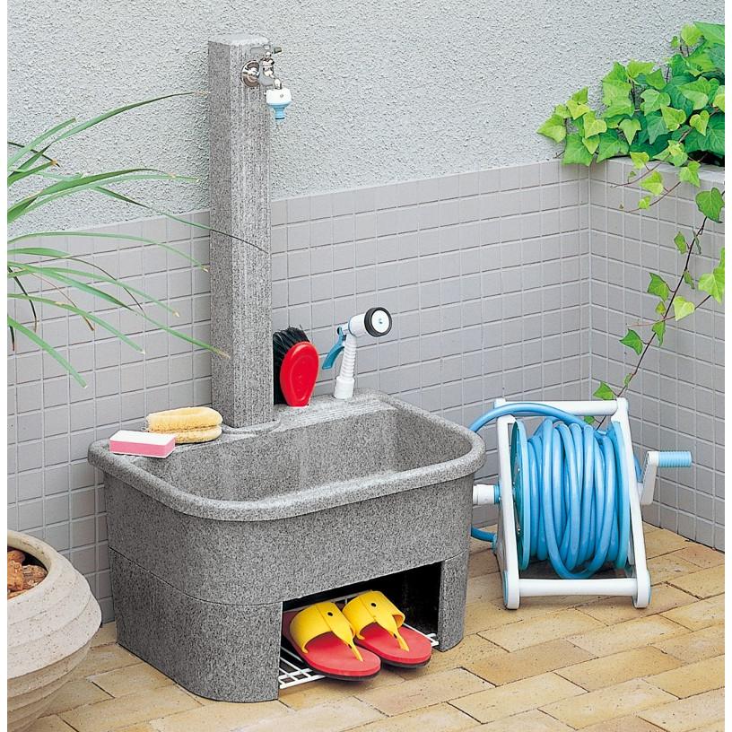 タキロン 研ぎ出し流し 庭園 600-H型 みかげ 水栓パン おしゃれ ガーデンパン 商品コード290708 爆買いセール