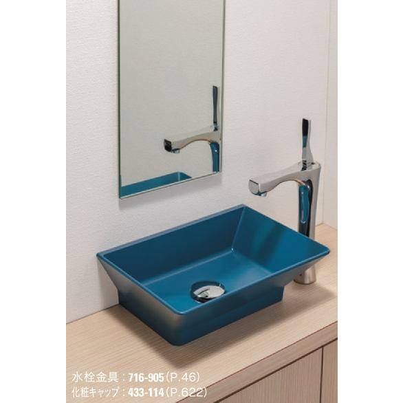 カクダイ 493-262-B カクダイ 角型手洗器（マットネイビー） Luju（リュウジュ） : アクアshop - 通販 - Yahoo!ショッピング