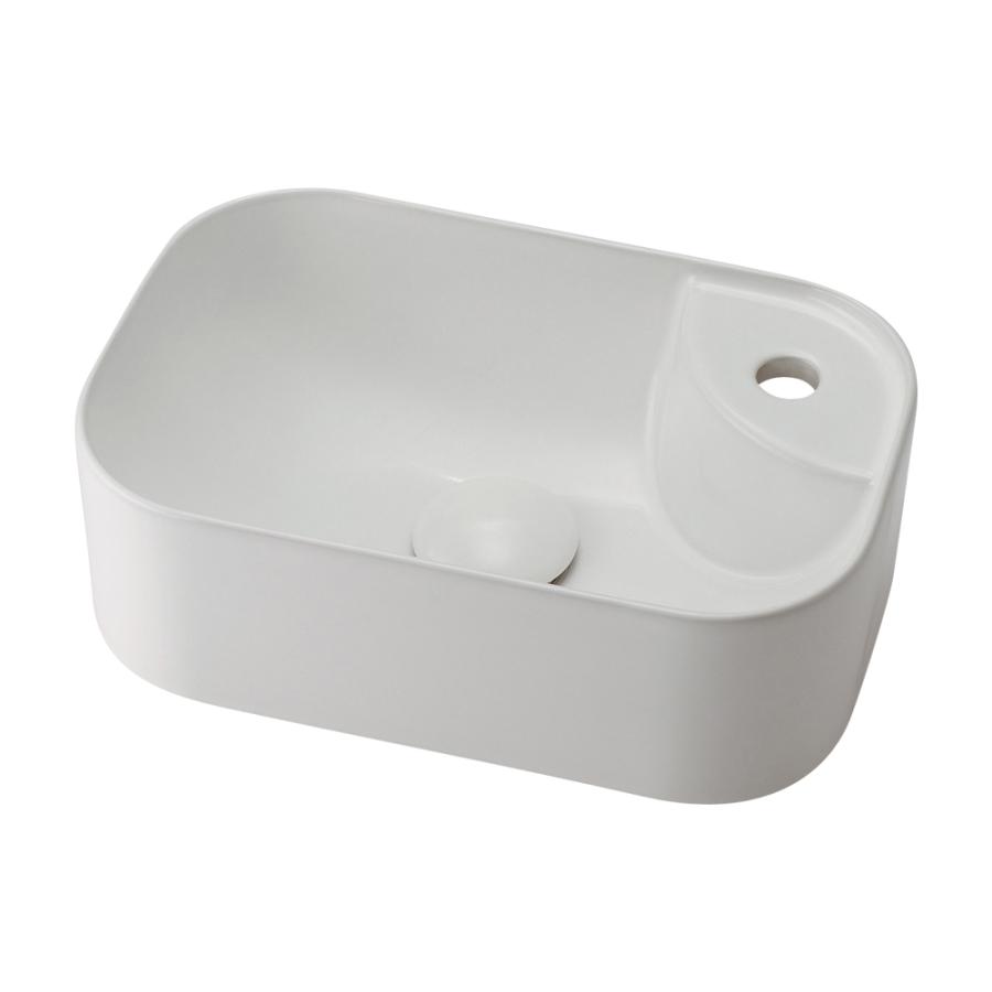 カクダイ 493-273-W カクダイ 角型手洗器（ホワイト） Luju（リュウジュ） : アクアshop - 通販 - Yahoo!ショッピング