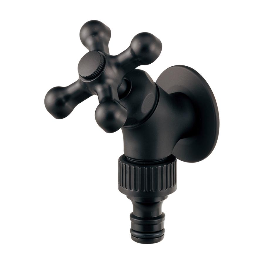 カクダイ（KAKUDAI） 703-211-MD カップリング水栓 散水栓（マットブラック） : アクアshop - 通販 - Yahoo!ショッピング