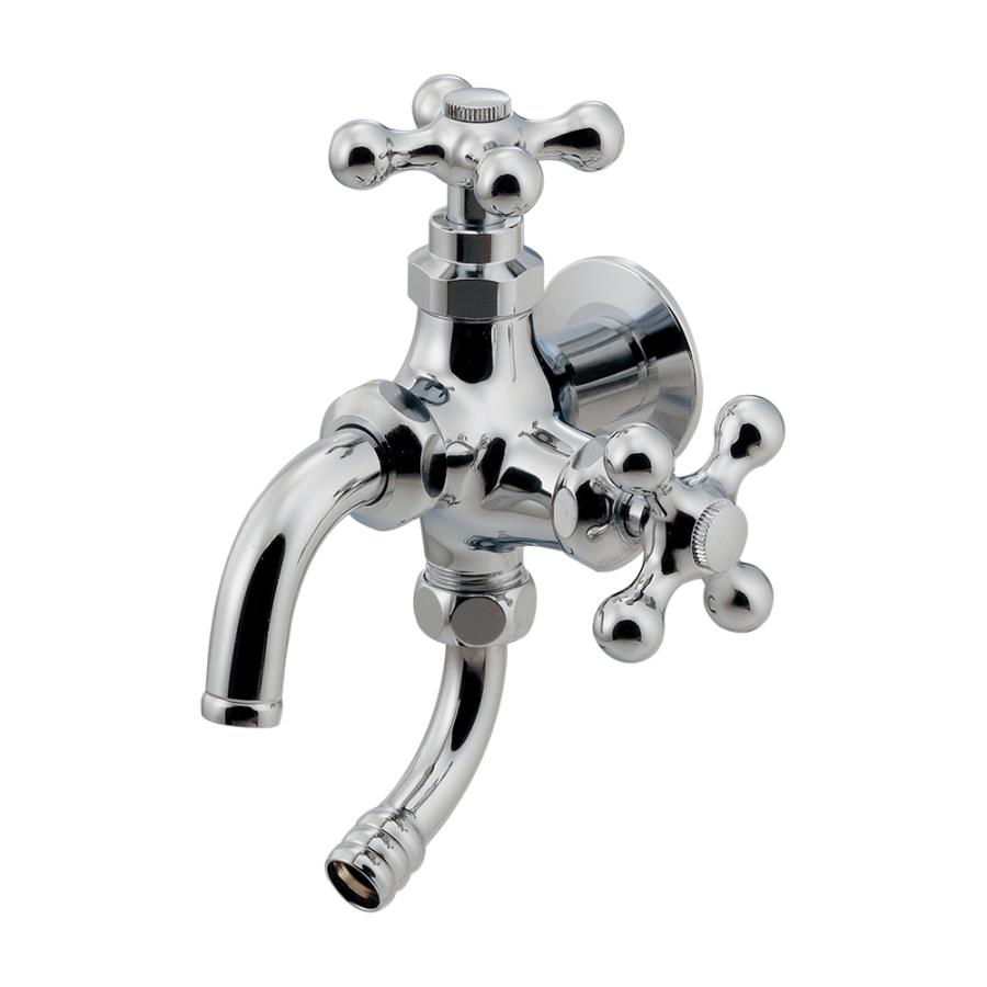 カクダイ 704-601-CH カクダイ 双口万能ホーム水栓（凍結防止つき） : アクアshop - 通販 - Yahoo!ショッピング