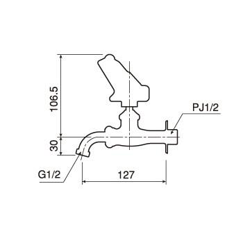 水生活製作所 BHD13-FRM 水生活製作所 万能ホーム胴長水栓(カエル・メッキ) : アクアshop - 通販 - Yahoo!ショッピング