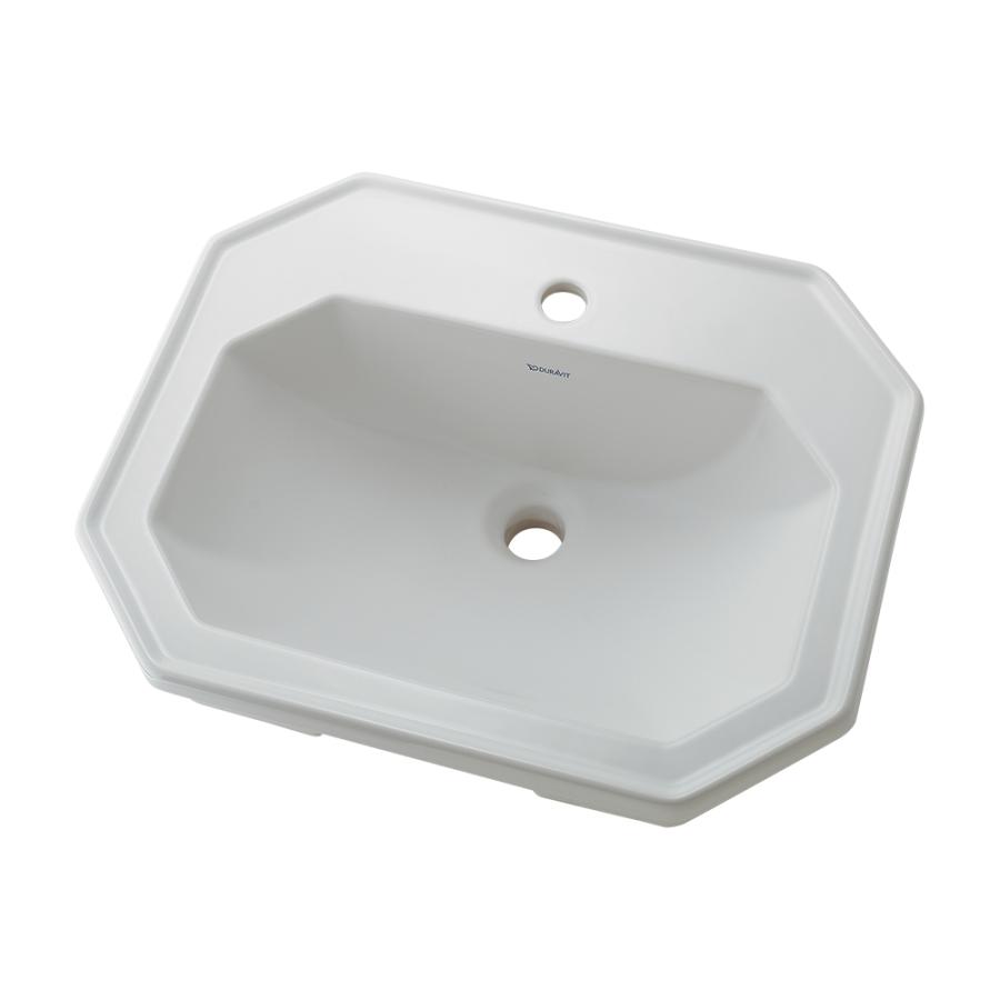 #DU-0476580000 カクダイ 角型洗面器（1ホール） DURAVIT（デュラビット） : du-0476580000 : アクア ...