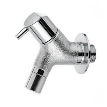 水生活製作所 G13CL-EM 水生活製作所 横水栓チェロ（鋳肌メッキ） : アクアshop - 通販 - Yahoo!ショッピング