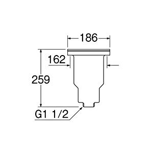 H650 三栄水栓 SANEI 流し台トラップ（流し排水栓DS） :H650:アクアshop - 通販 - Yahoo!ショッピング