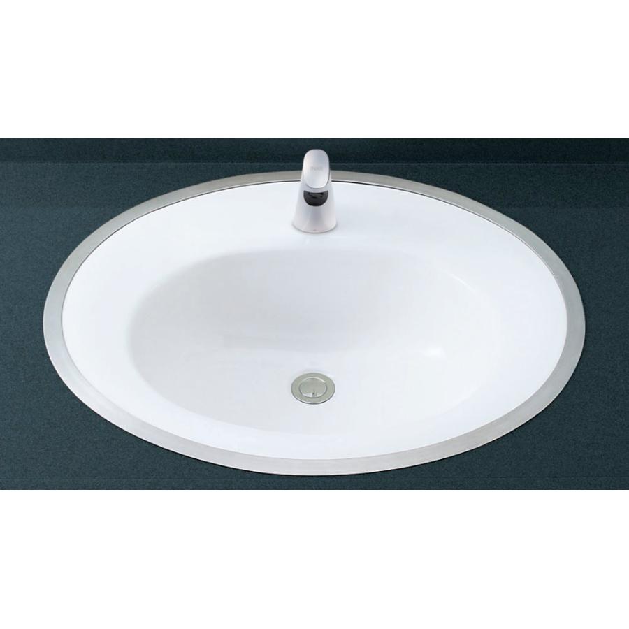 INAX L-2594FC/BW1 + AM-300TC LIXIL INAX はめ込みだ円形洗面器（フレーム式） 自動水栓セット : アクアshop - 通販 - Yahoo!ショッピング