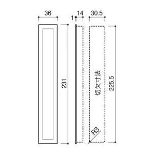 PC-359-XC KAWAJUN 掘込引手（クローム） : アクアshop - 通販 - Yahoo!ショッピング