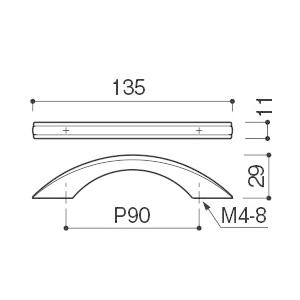 PC-416-KCL KAWAJUN ソフトカバー付プルノブ（クローム+ブラック） : アクアshop - 通販 - Yahoo!ショッピング