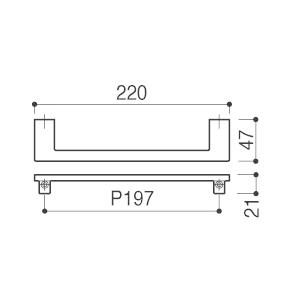 KAWAJUN SC-311-XC KAWAJUN タオルレール（クローム）（SC311XC） : アクアshop - 通販 - Yahoo!ショッピング
