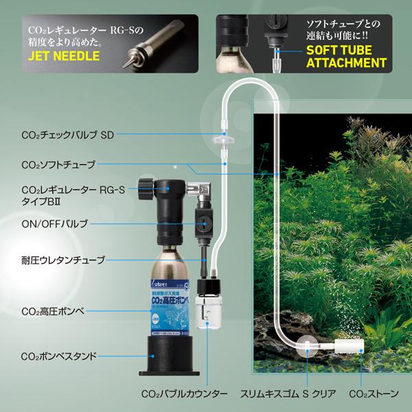 スドー CO2レギュレーター RG-SタイプB2コンプ :211000045000:アクアテイラーズヤフー店 - 通販 - Yahoo!ショッピング