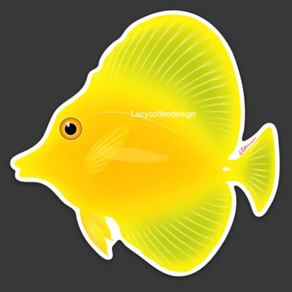 （正規輸入品）lazycoffeedesign Yellow Tang sticker : アクアテイラーズヤフー店 - 通販 - Yahoo ...