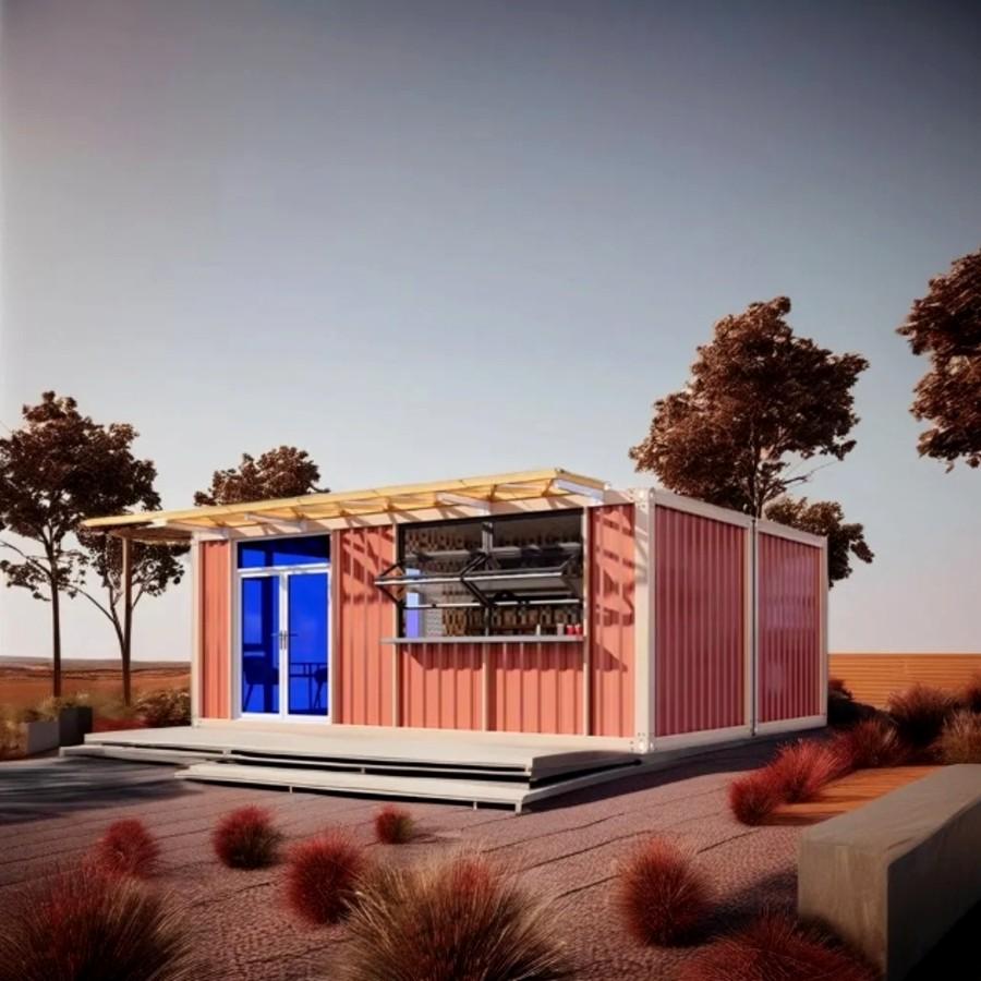 ユニットハウス プレハブ 仮設住宅 事務所 店舗 倉庫物置 組み立て式 ガラス 連結可能 デッキキツ 仮設スーパーハウス コンテナハウス 全国 ...