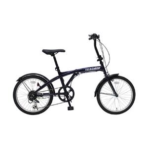 ミムゴ FIELD CHAMP 20インチ6段折畳み自転車BL ダークブルー MG