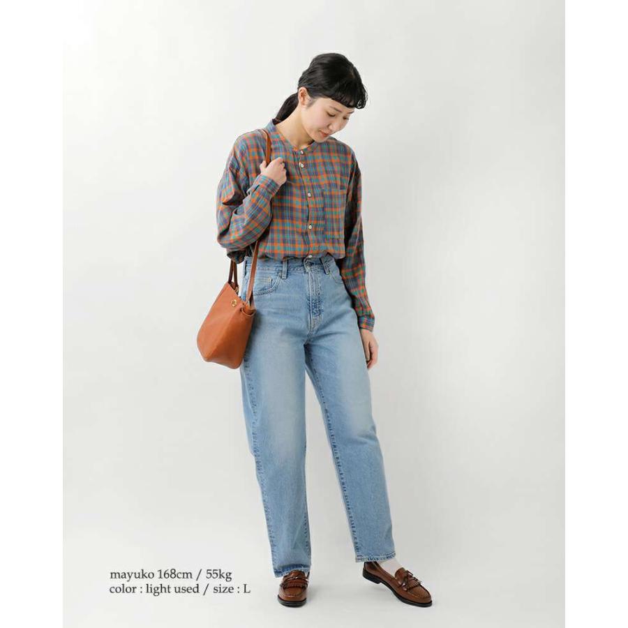 D.M.G. ドミンゴ カーブライン デニム パンツ 11-0221c レディース