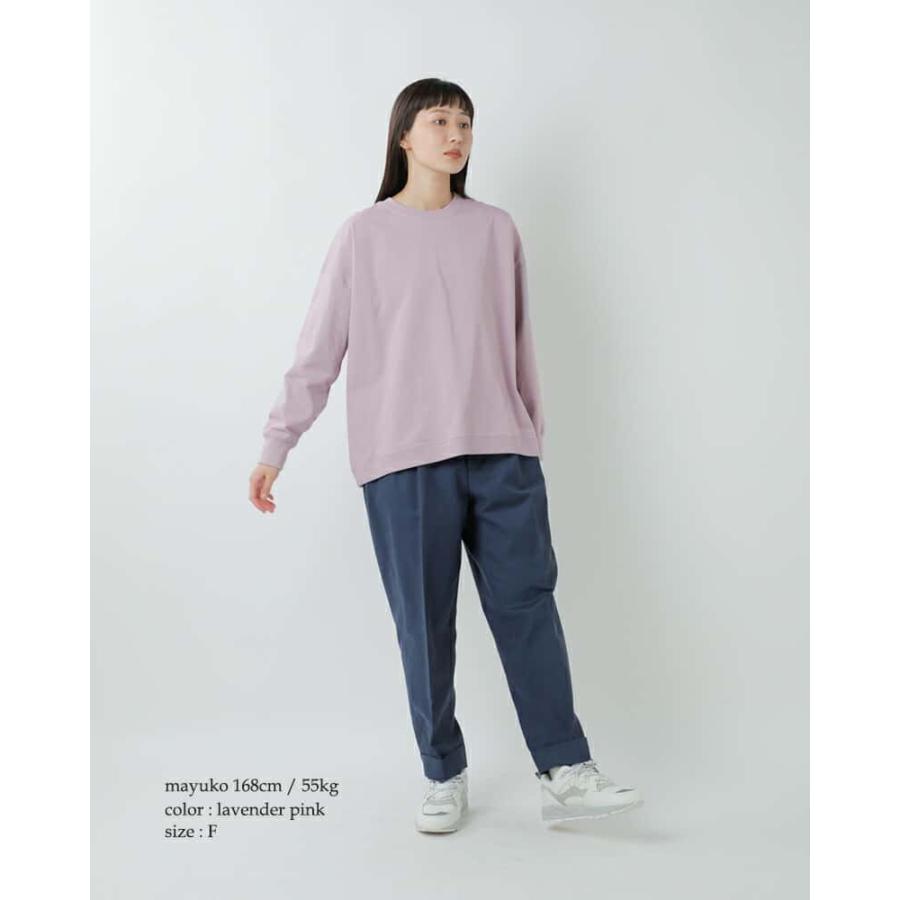 TRAVAIL MANUEL トラバイユマニュアル ハイツイスト天竺 ロングスリーブ プルオーバー 232005-same1 レディース ...